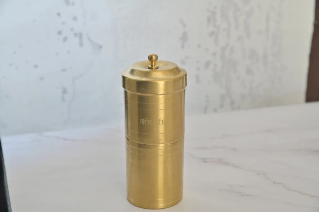 Matte Finish Brass Filter - Cafe Coffee Katha